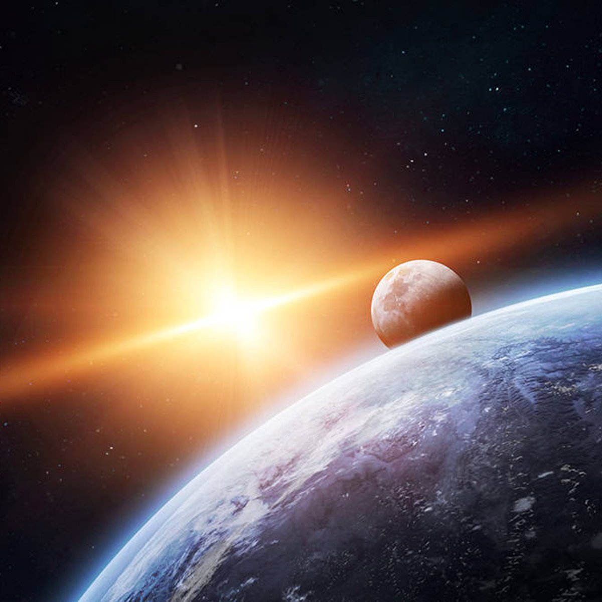 Terra E Sol E Lua Planetário Sistema Sol Terra E Lua HF 39