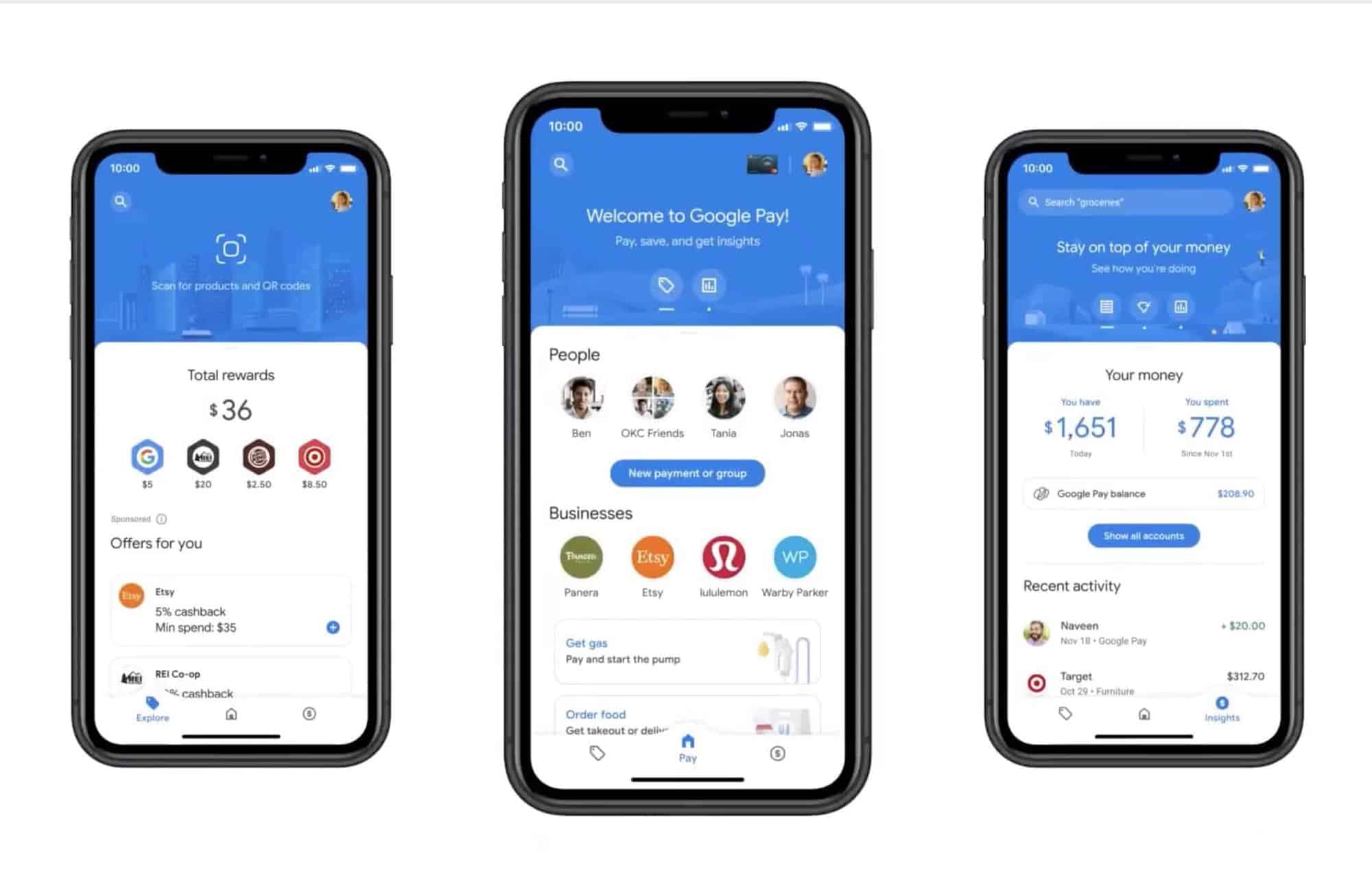 Google Pay é 'relançado' com conta digital e cara de rede social ...