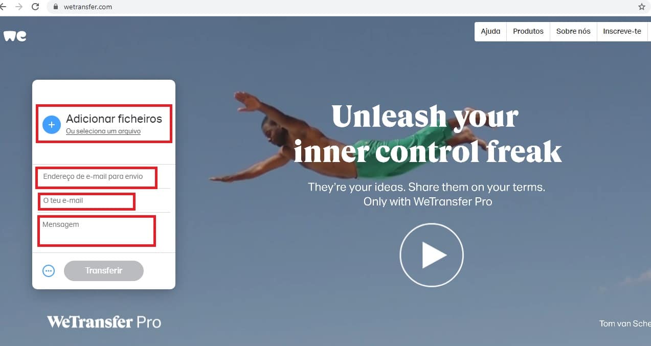 WeTransfer: o que é e como enviar arquivos pesados com ele?