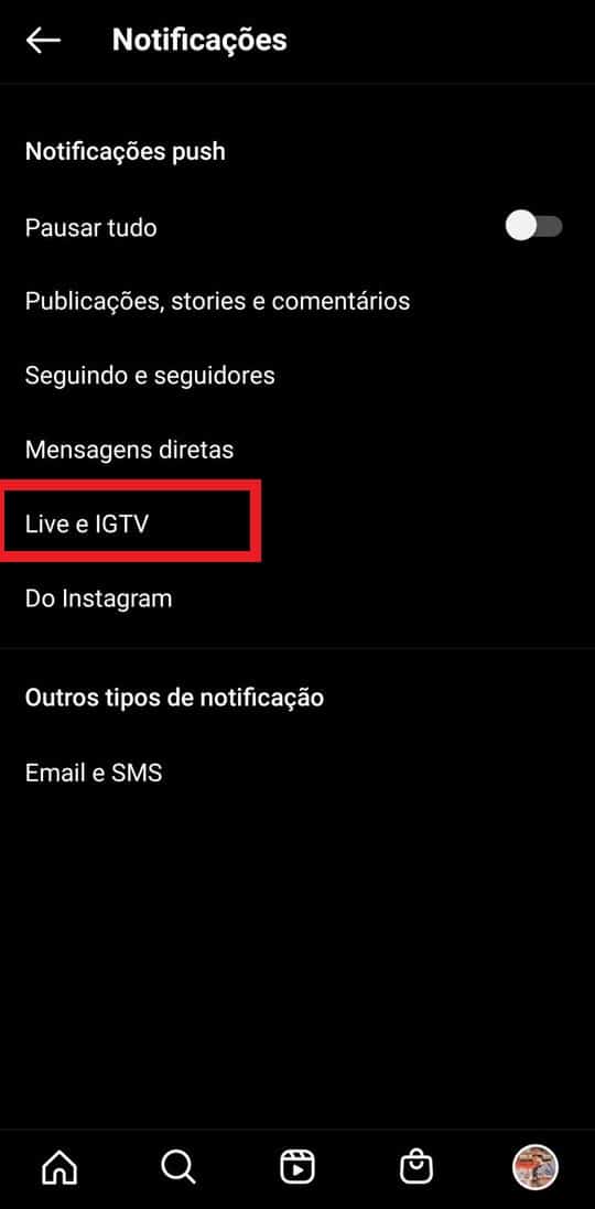 Instagram: saiba como tirar as notificações das lives do aplicativo