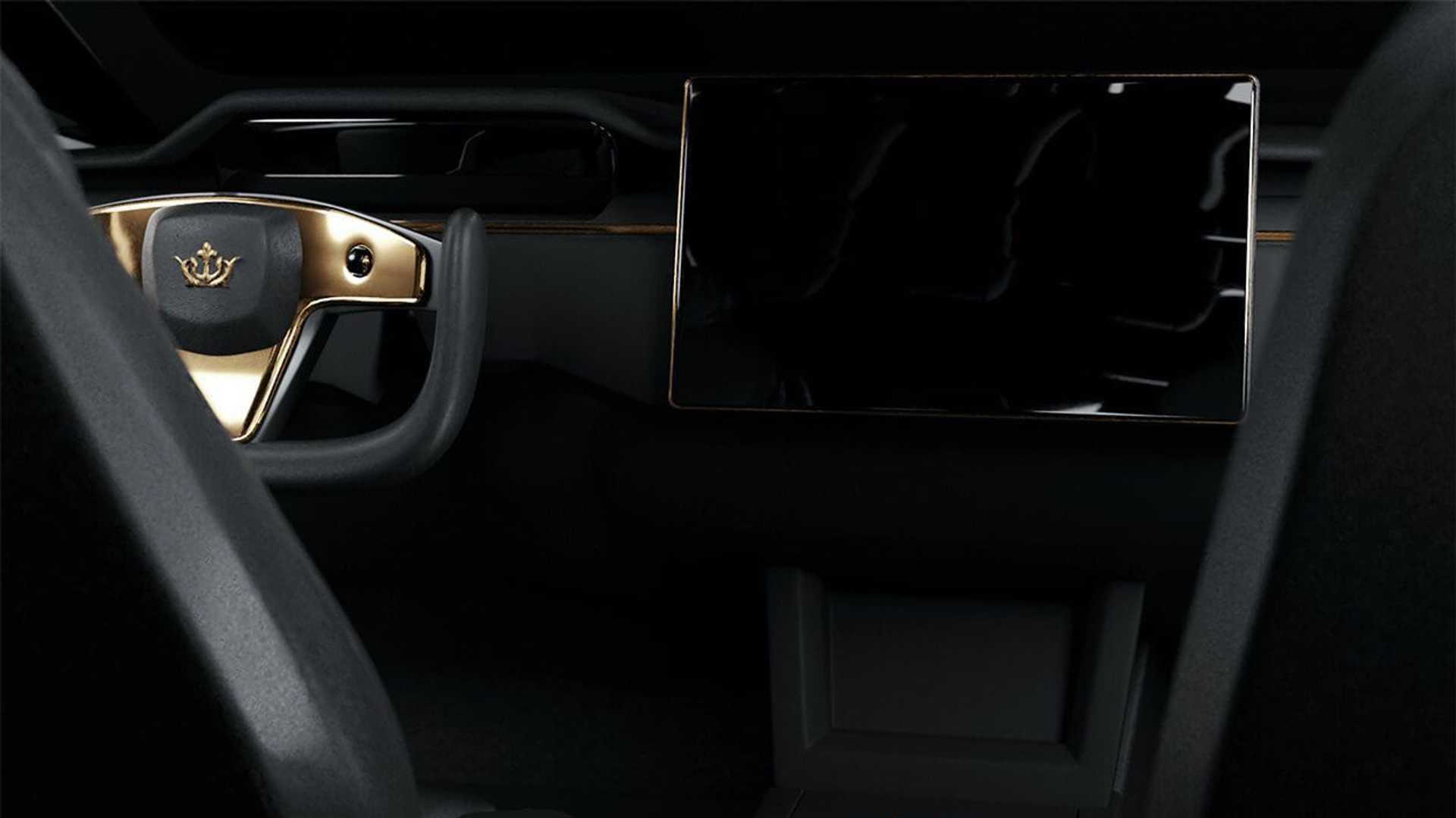 Tesla mais caro do mundo é um Model S banhado a ouro - Olhar Digital