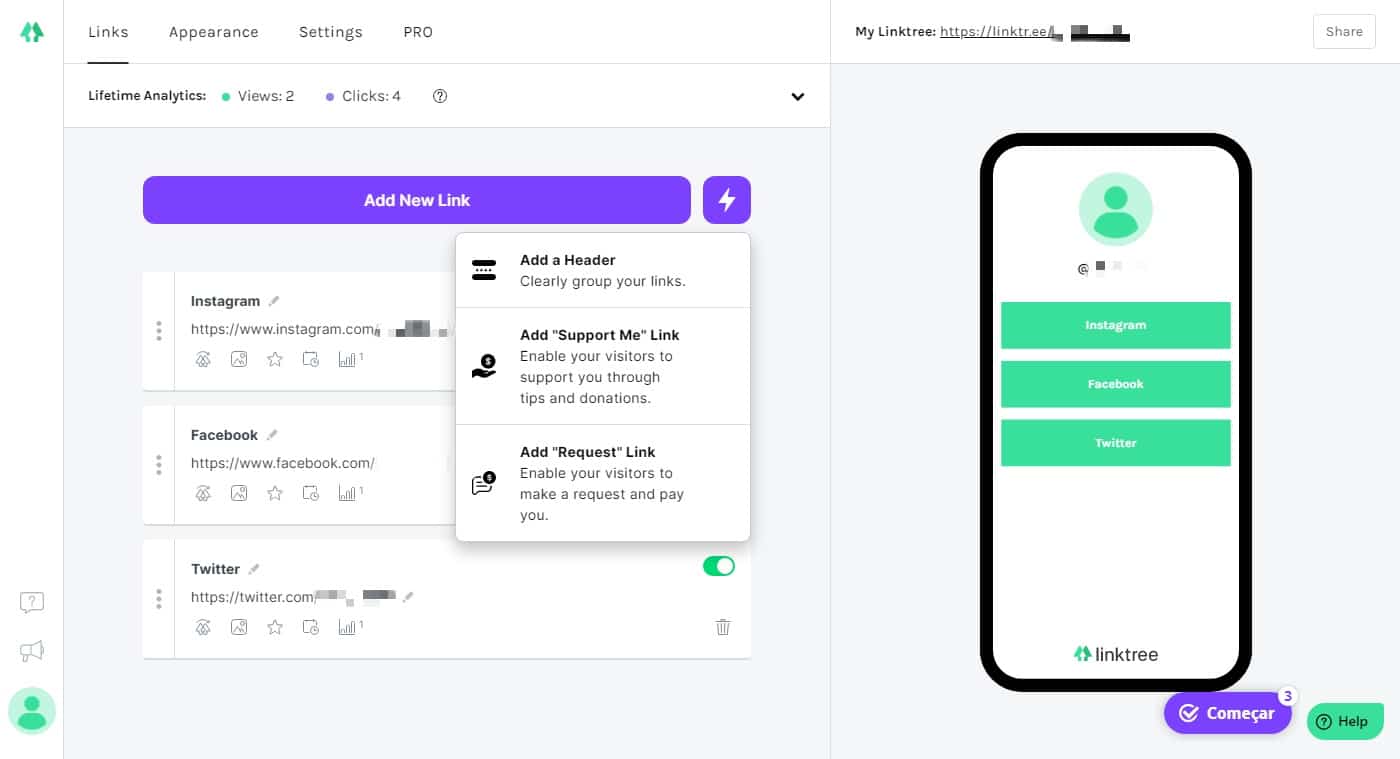 Saiba como reunir todos os seus links com o Linktree - Olhar Digital