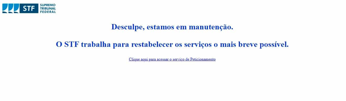 Site do STF fica fora do ar após suposto ataque hacker - Olhar Digital