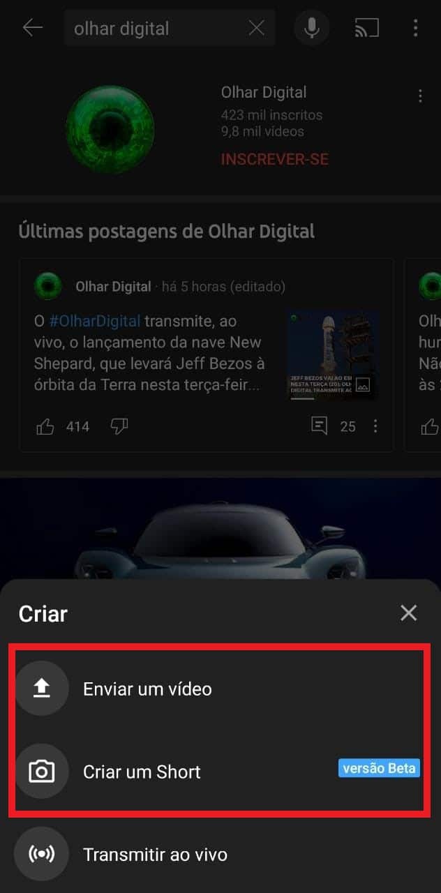 Veja como usar o YouTube Shorts, novo concorrente do TikTok - Olhar Digital