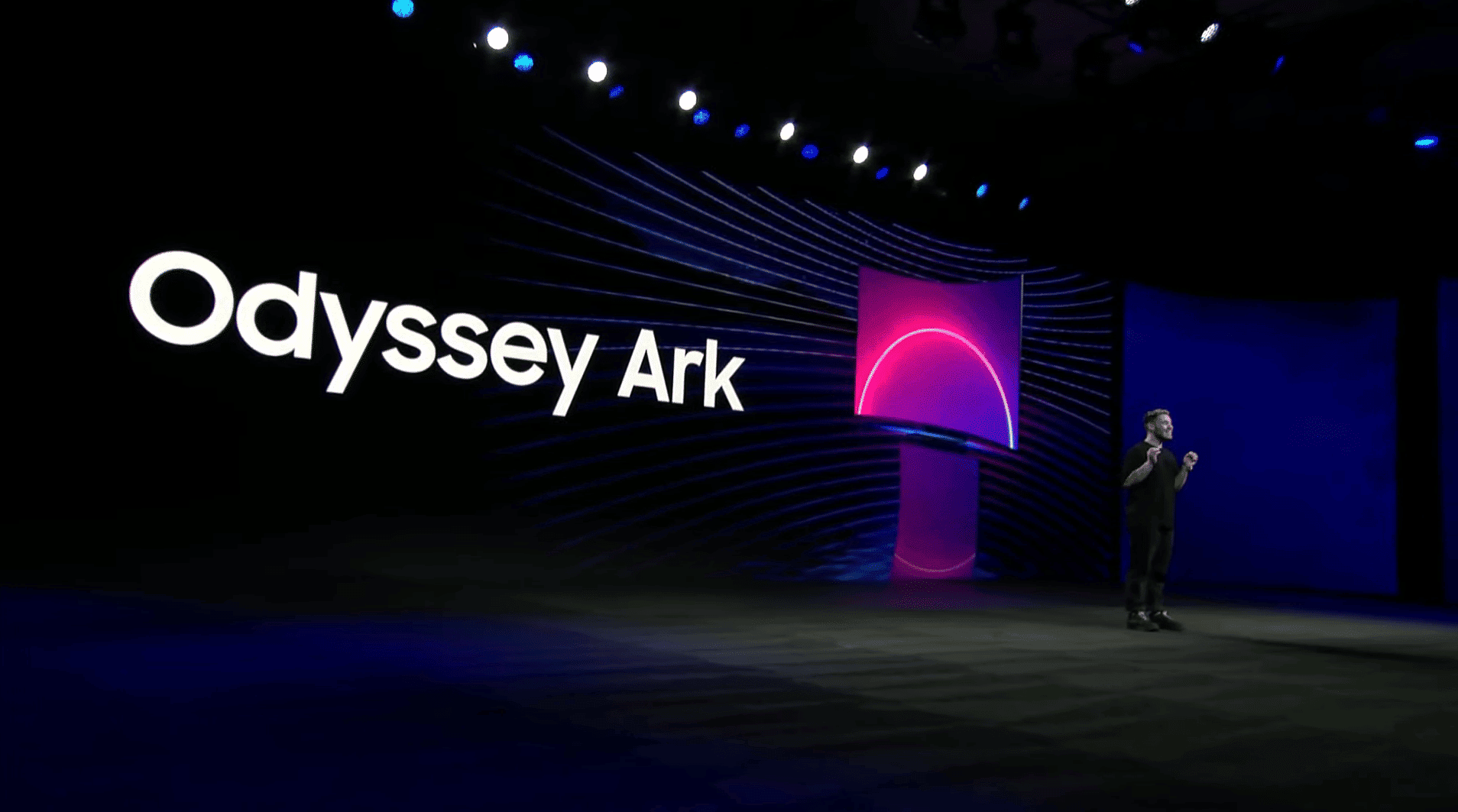 Samsung Odyssey Ark é um monitor gamer curvo com 55 polegadas e 4K ...