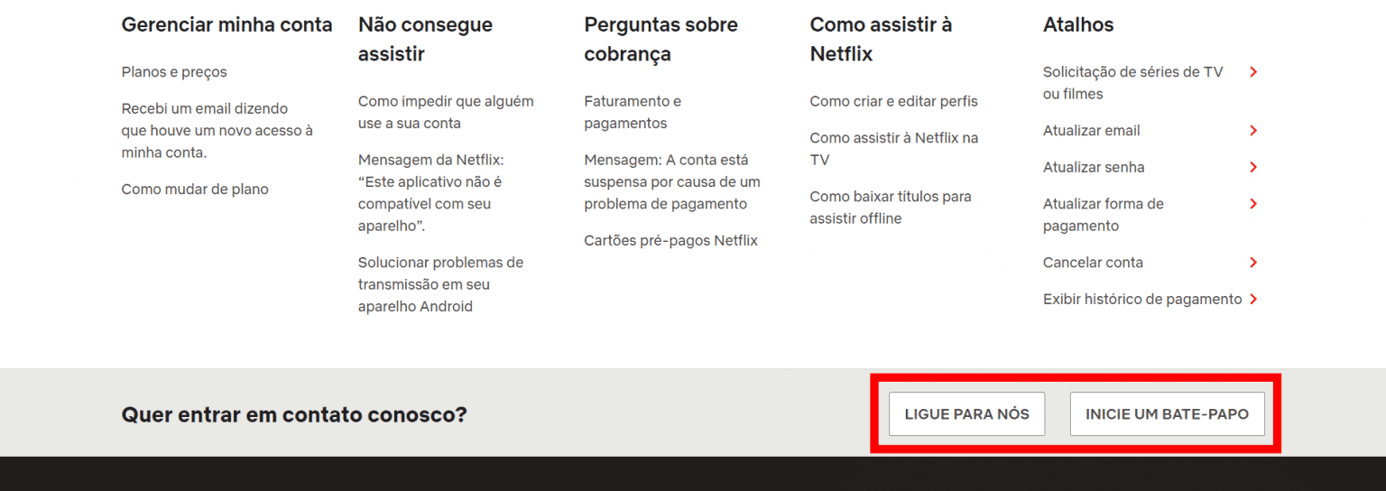 Como entrar em contato com a Netflix - Olhar Digital