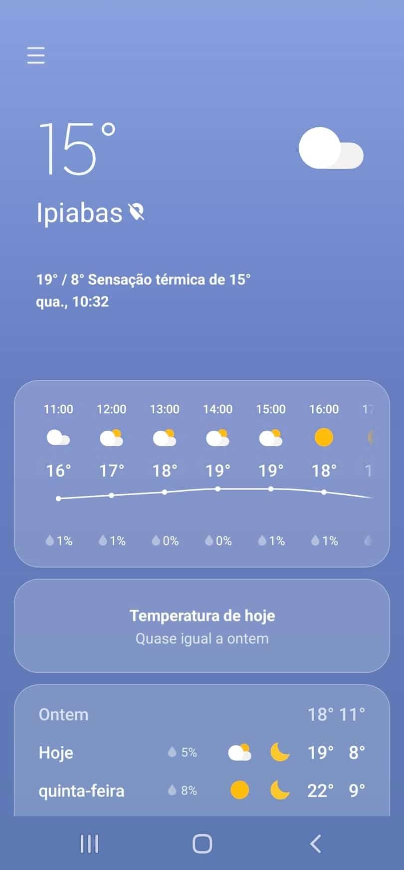Esfriou na sua cidade? Veja como usar o aplicativo de clima no seu celular