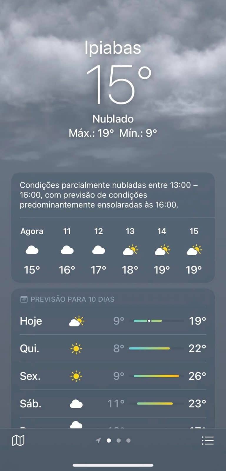 Esfriou na sua cidade? Veja como usar o aplicativo de clima no seu celular