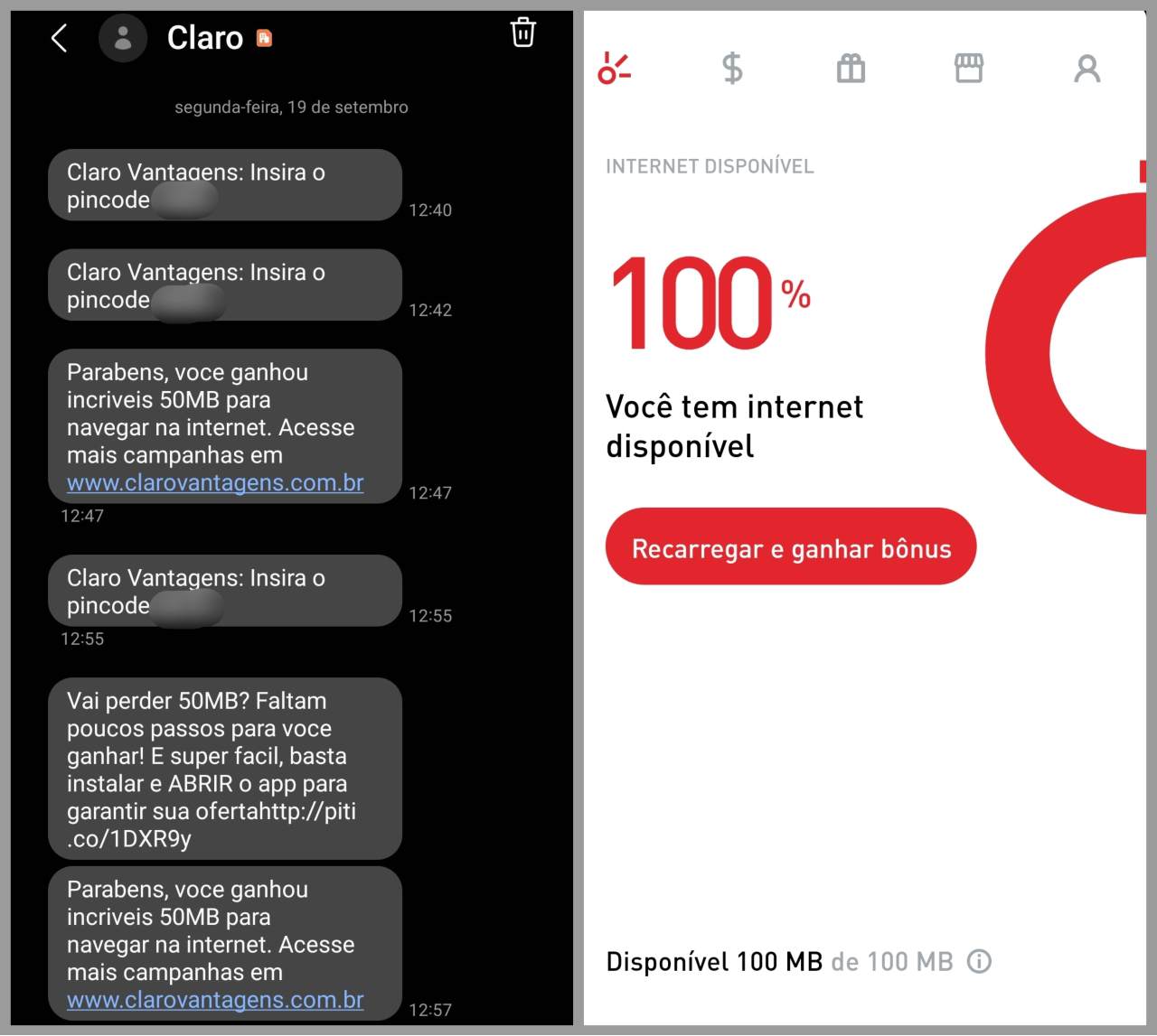 Como ganhar internet grátis com o Claro Vantagens