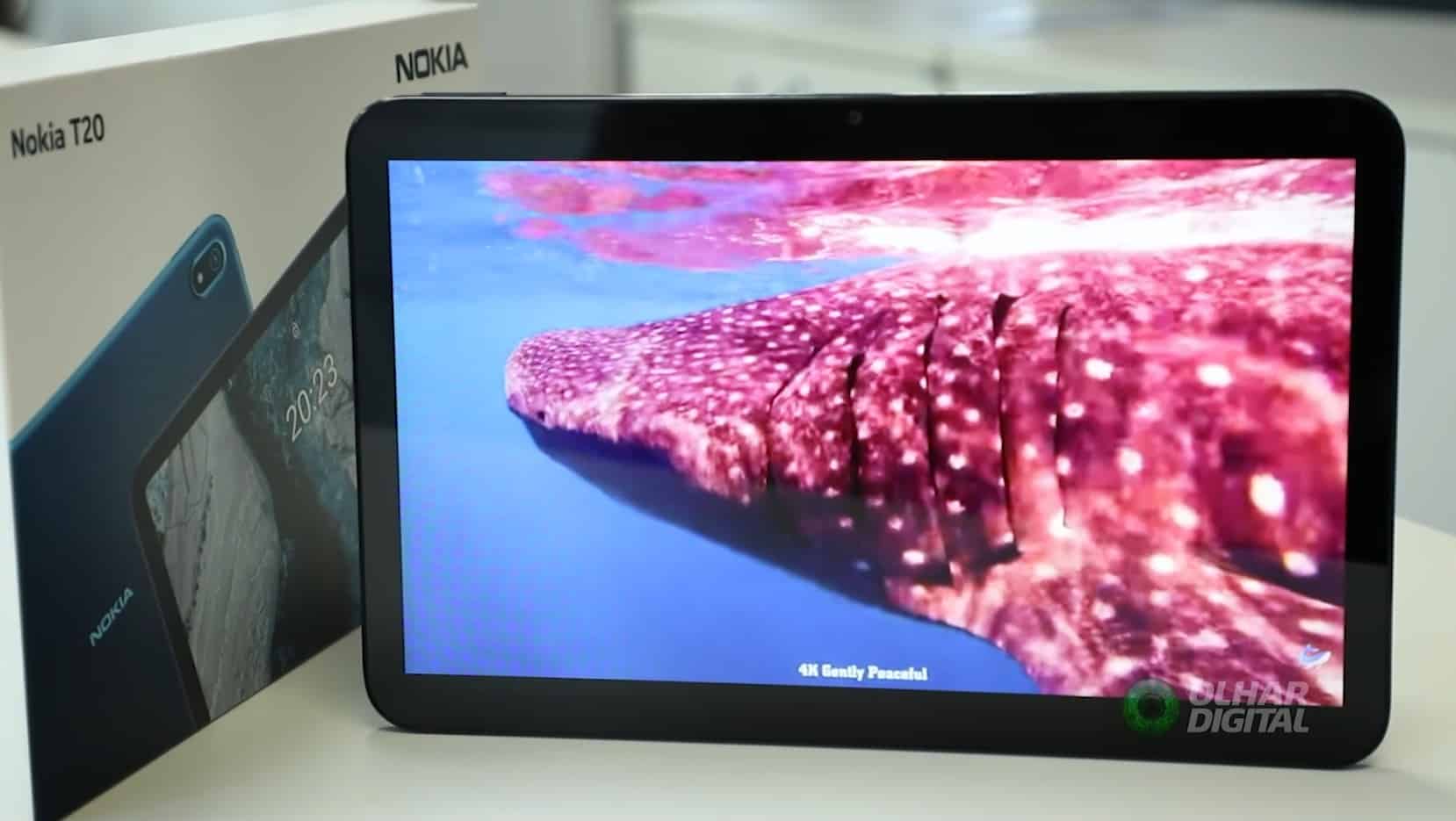 Nokia T20: tablet com ótima bateria, bom custo-benefício, mas tela decepciona | Review - Olhar ...