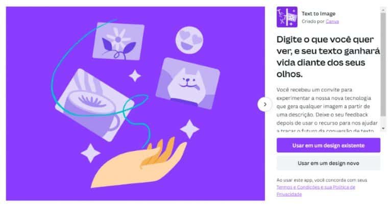 Canva usa inteligência artificial para gerar imagens a partir de textos, crie a sua! - Olhar Digital