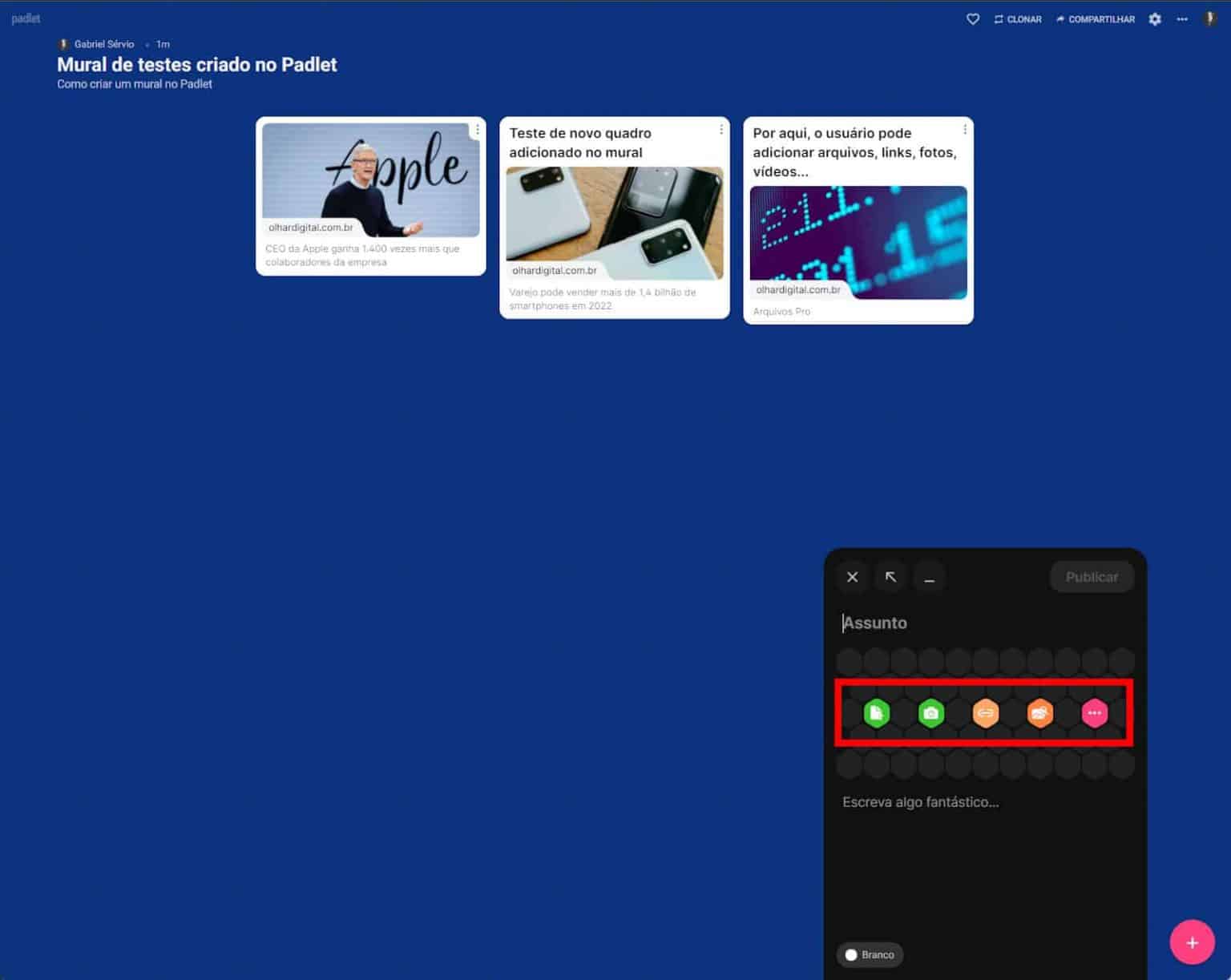 Padlet: O que é, como funciona e como usar - Olhar Digital