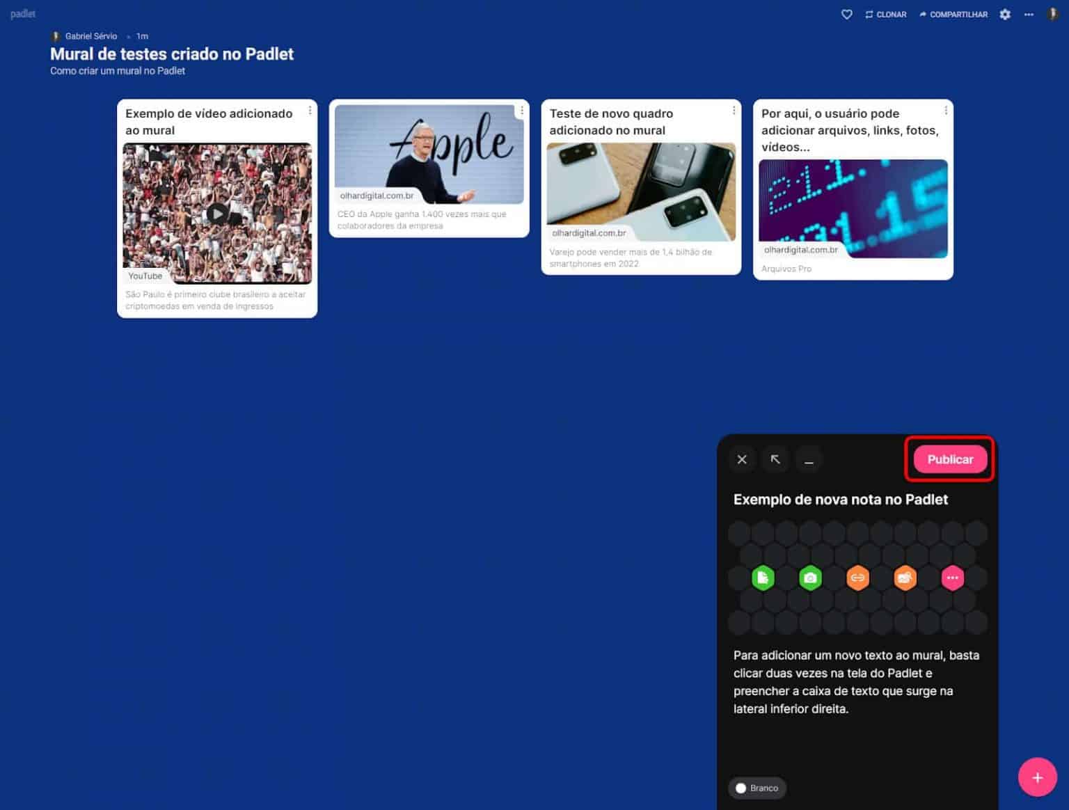 Padlet: O que é, como funciona e como usar - Olhar Digital