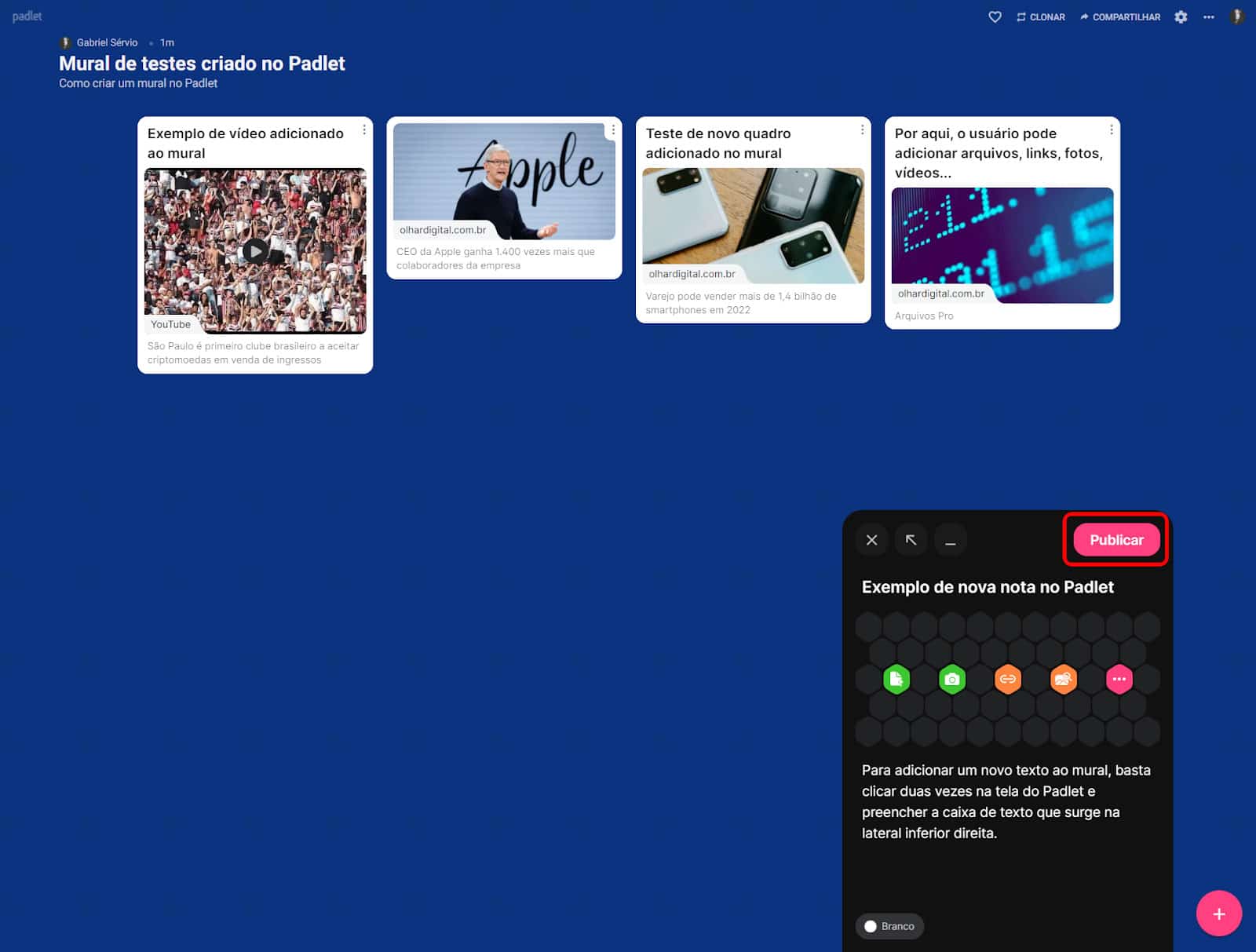 Padlet: O que é, como funciona e como usar - Olhar Digital