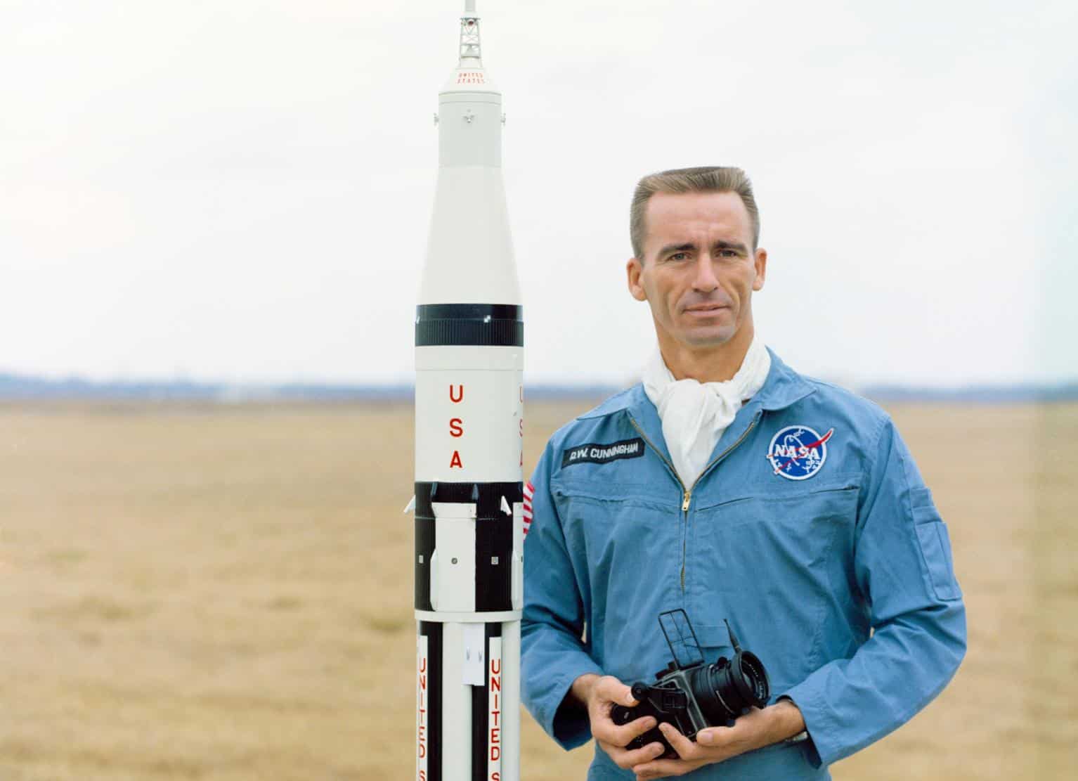 Último astronauta vivo da Apollo, Walter Cunningham morre aos 90 anos