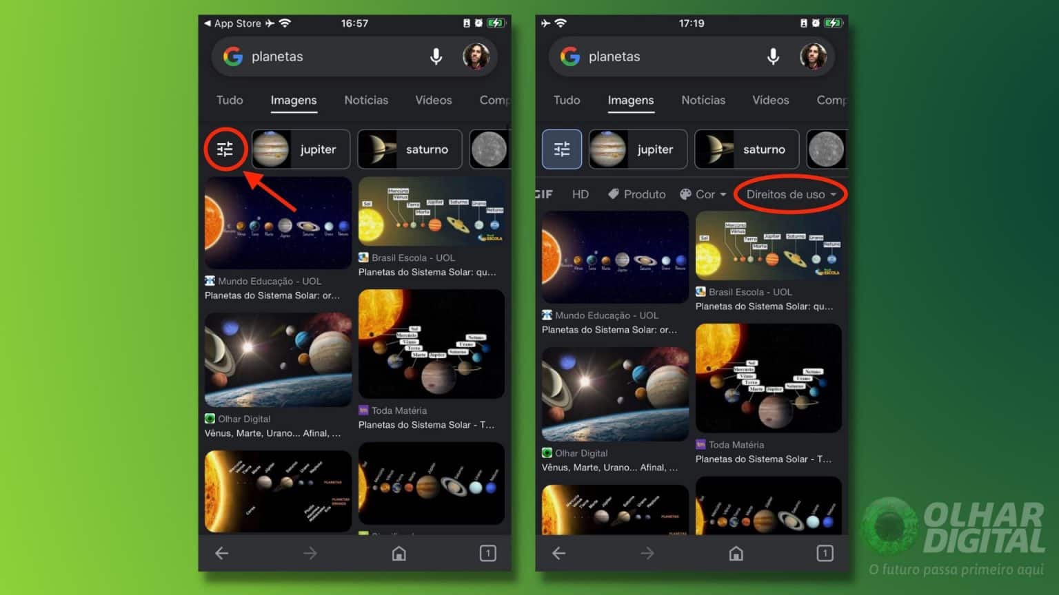 Como achar fotos sem direitos autorais no Google - Olhar Digital