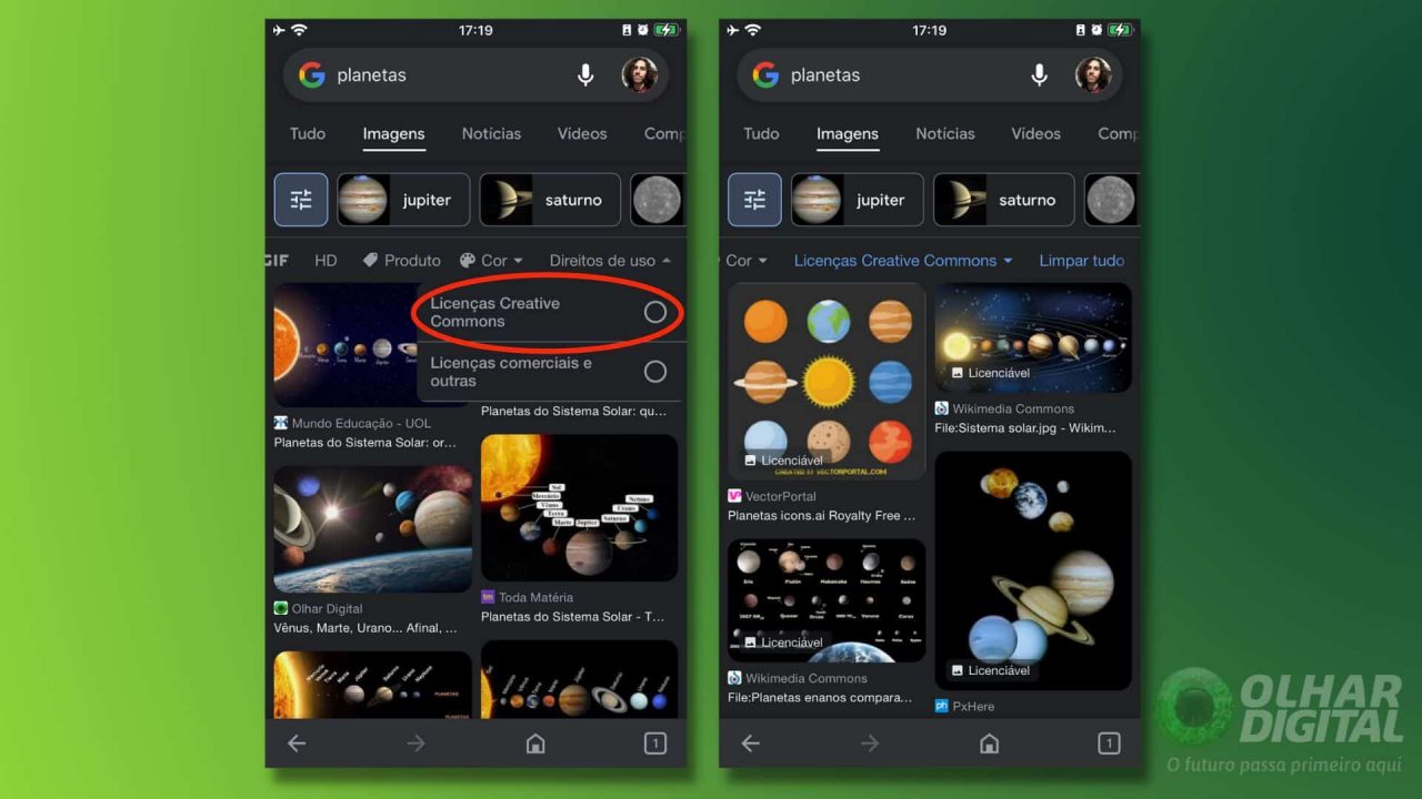 Como achar fotos sem direitos autorais no Google - Olhar Digital