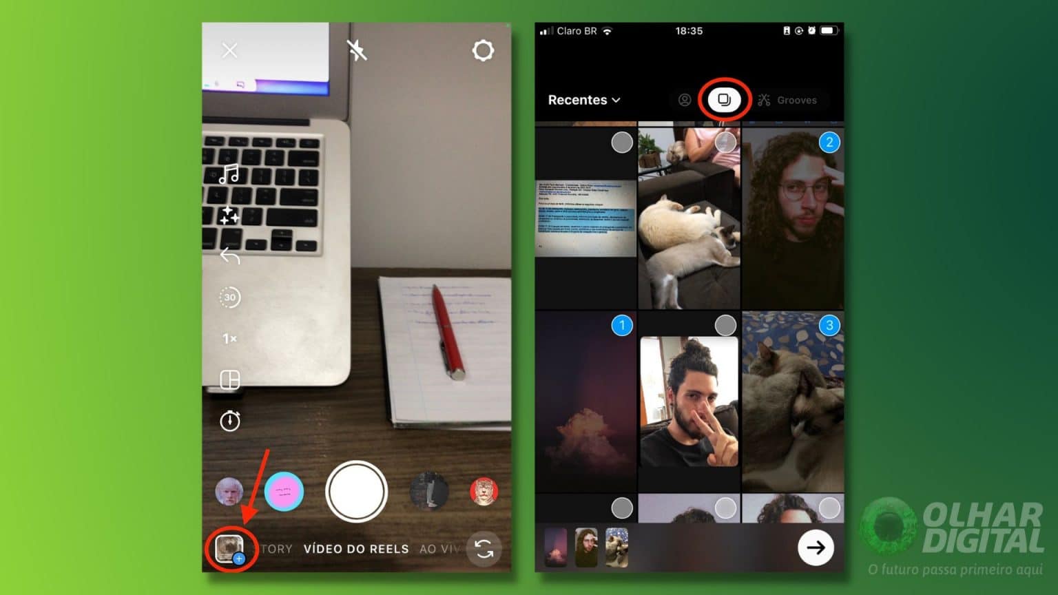 Como fazer Reels com fotos no Instagram - Olhar Digital