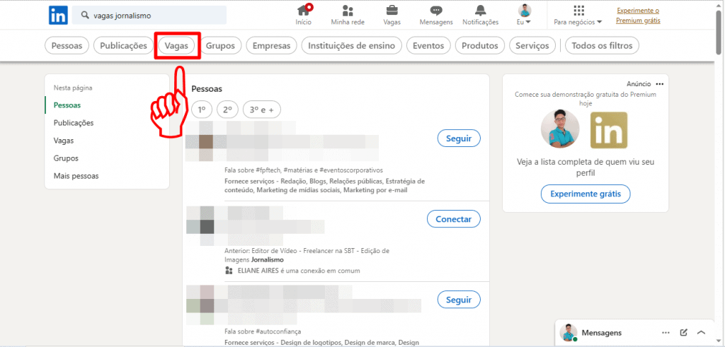 Como pesquisar vagas, pessoas e empresas no LinkedIn - Olhar Digital