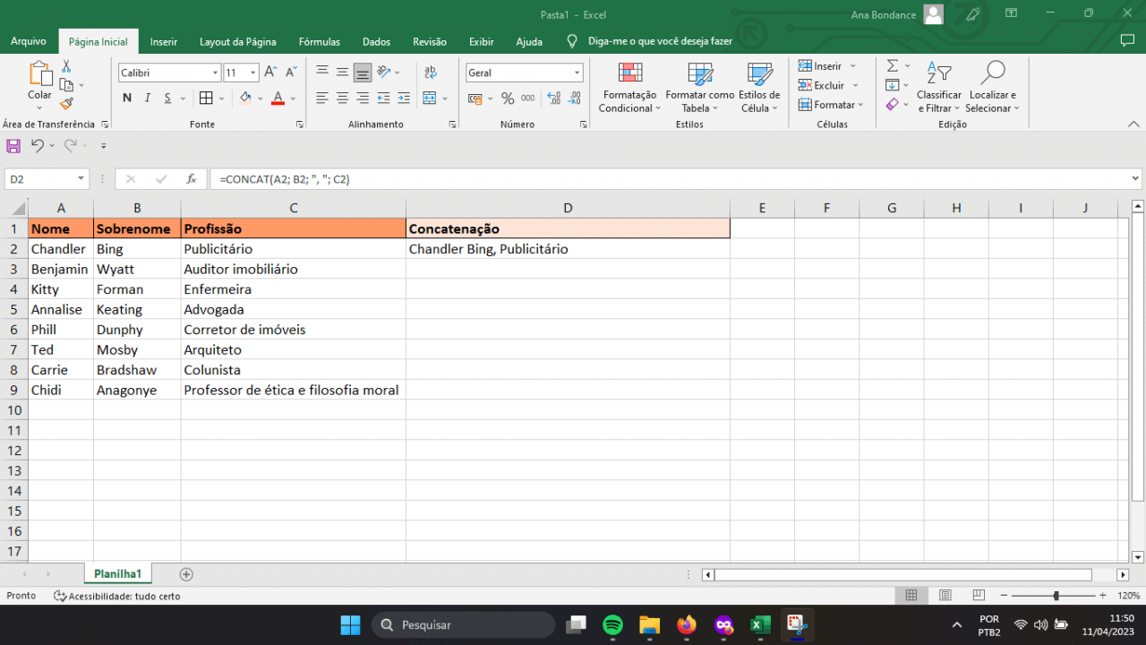 Como usar a função concatenar no Excel - Olhar Digital