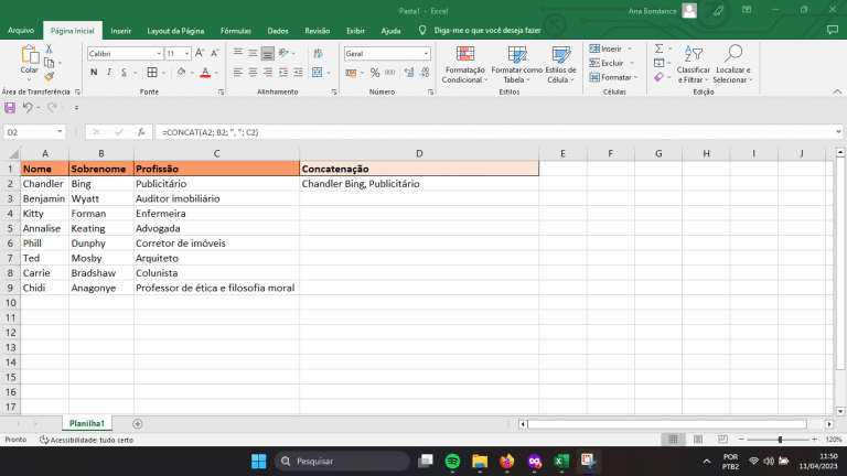 Como usar a função concatenar no Excel - Olhar Digital