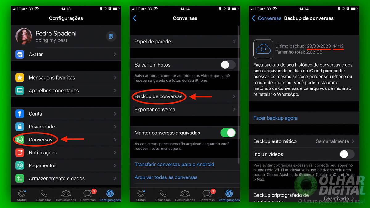 Como recuperar mensagens apagadas do WhatsApp no iPhone - Olhar Digital