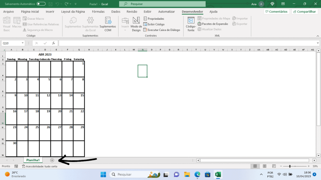 Como fazer um calendário no Excel - Olhar Digital