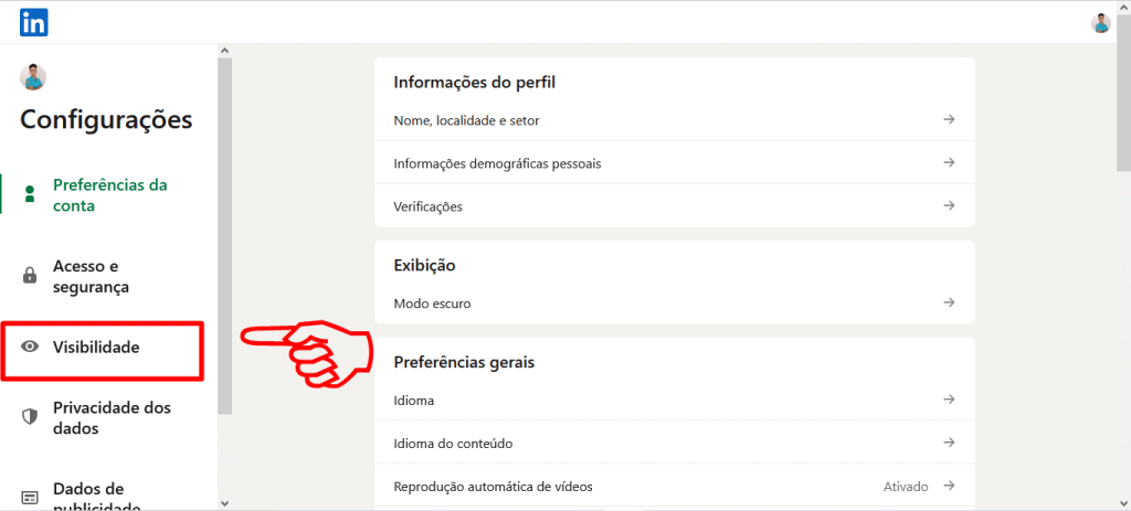 Como funciona o modo privado no LinkedIn - Olhar Digital