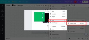 Como agrupar, sobrepor e alinhar elementos no Canva