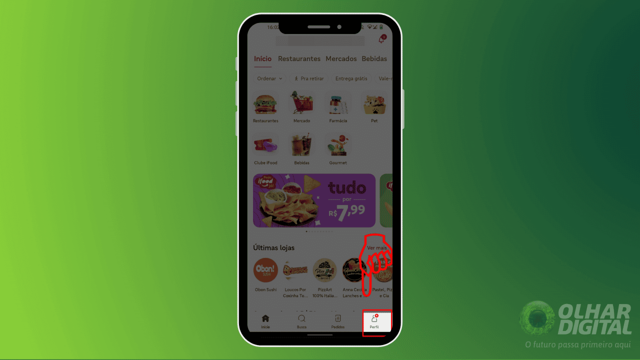 Como entrar em contato com o iFood pelo app - Olhar Digital