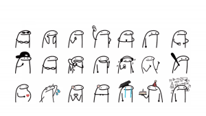 O que é o “flork meme” e como o fantoche foi parar em bolos?