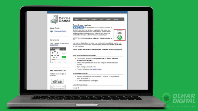 Como usar o Device Doctor para atualizar drivers do PC
