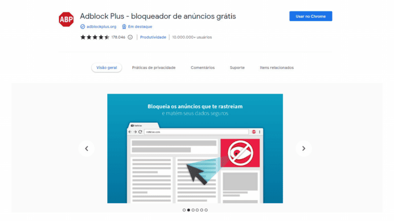 Quais são os 5 melhores bloqueadores de anúncios no Chrome?