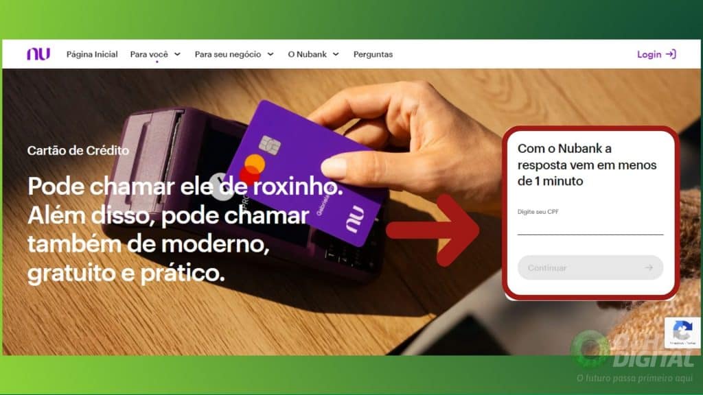 Como pedir cartão de crédito do Nubank? - Olhar Digital