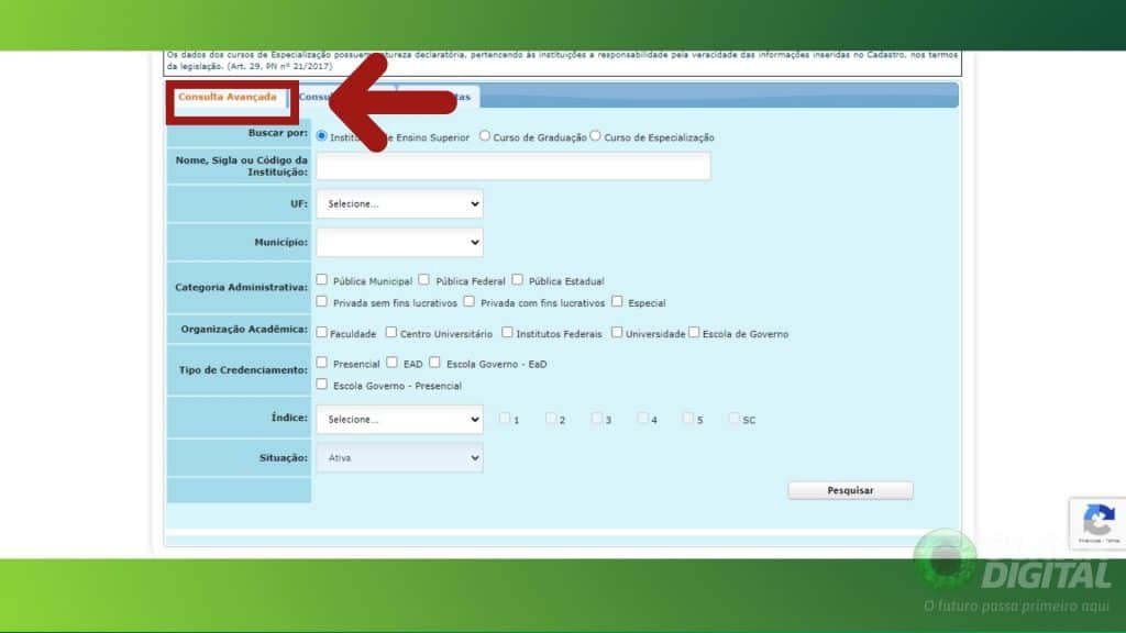 Como saber se um curso é reconhecido pelo MEC?