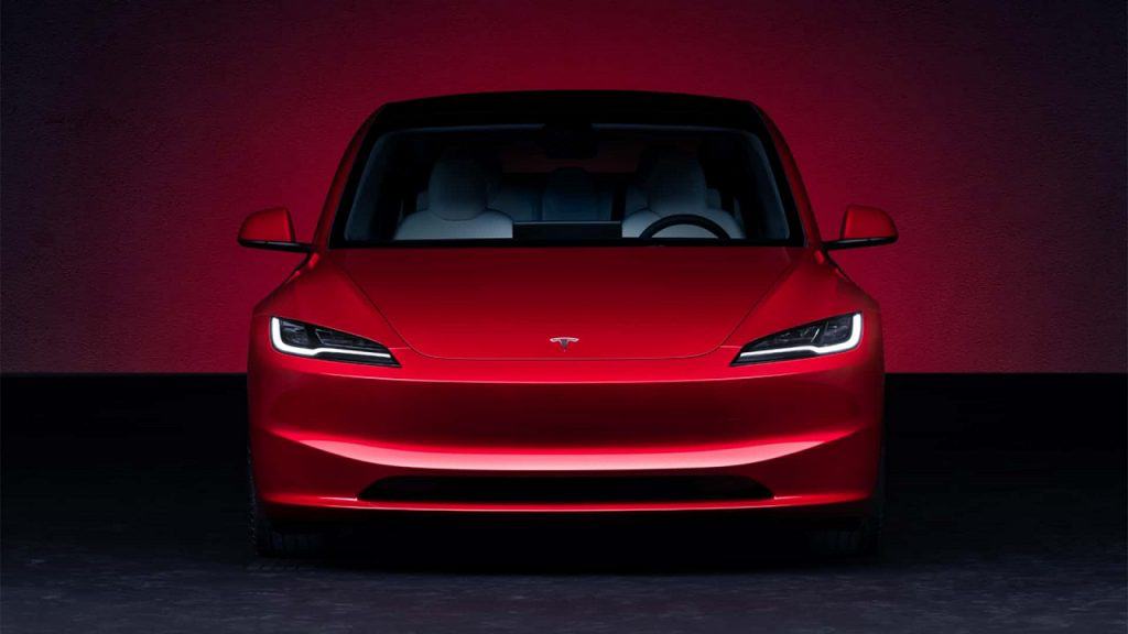 Tesla Model 3 Highland é revelado com novo design