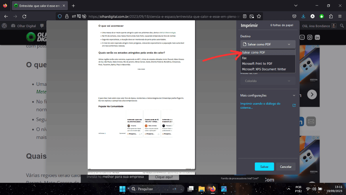 Windows 11: como tirar print da tela do PC