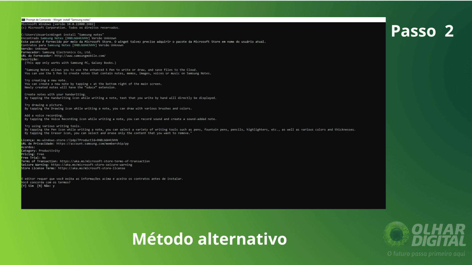 Como instalar o Samsung Notes em qualquer computador Windows