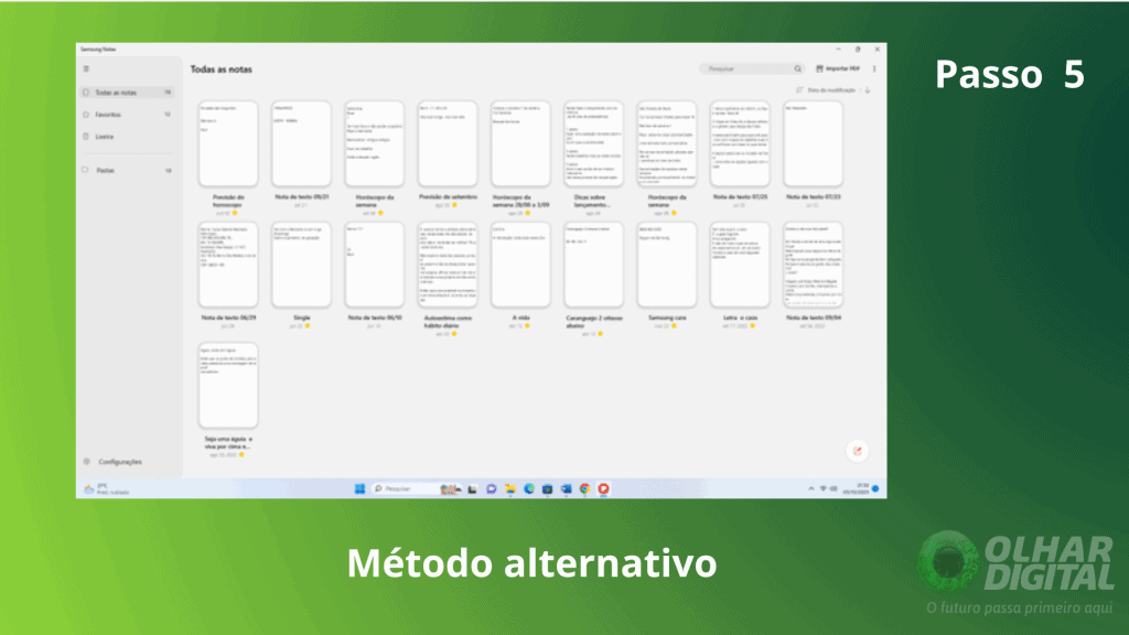 Como instalar o Samsung Notes em qualquer computador Windows