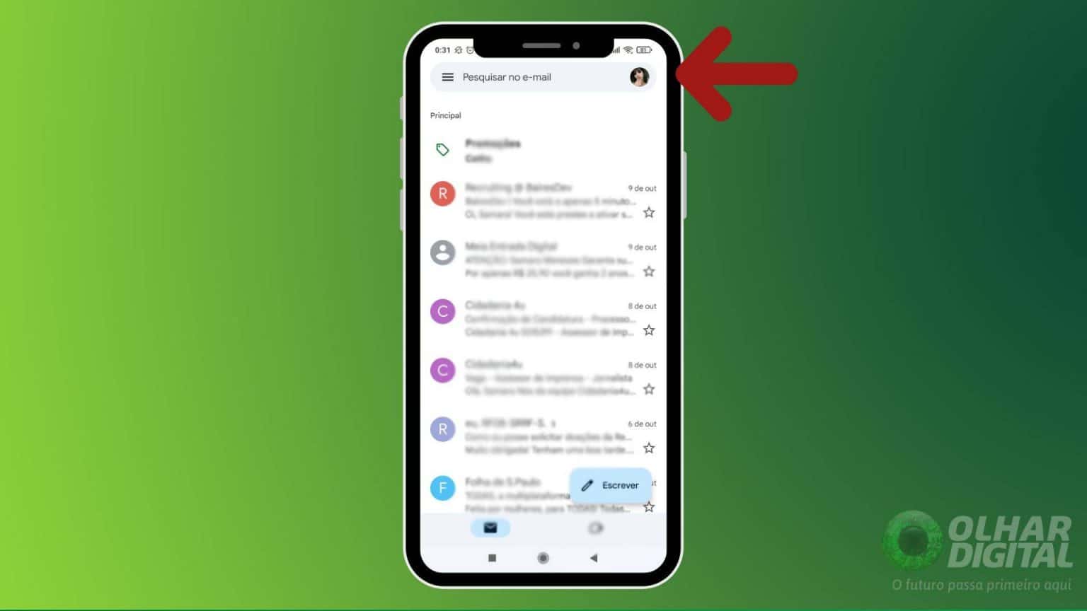 Como sair do Gmail no PC ou celular