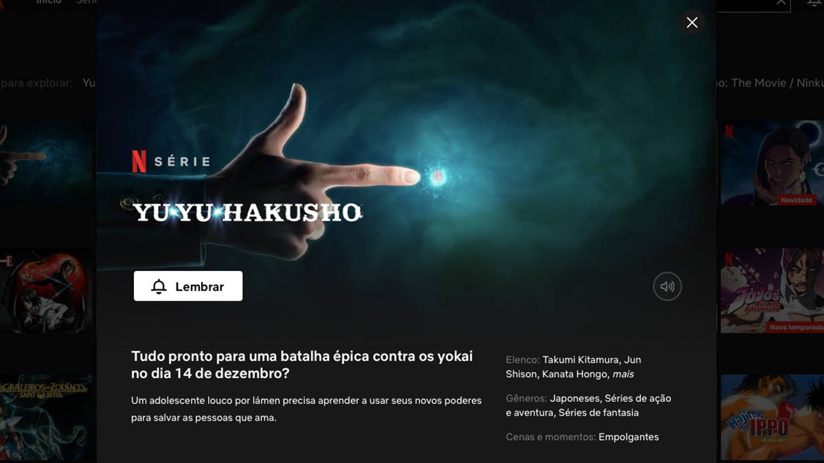 Quando estreia o live-action de Yu Yu Hakusho? Netflix responde