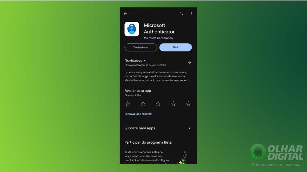 Como usar o Microsoft Authenticator para verificação em duas etapas