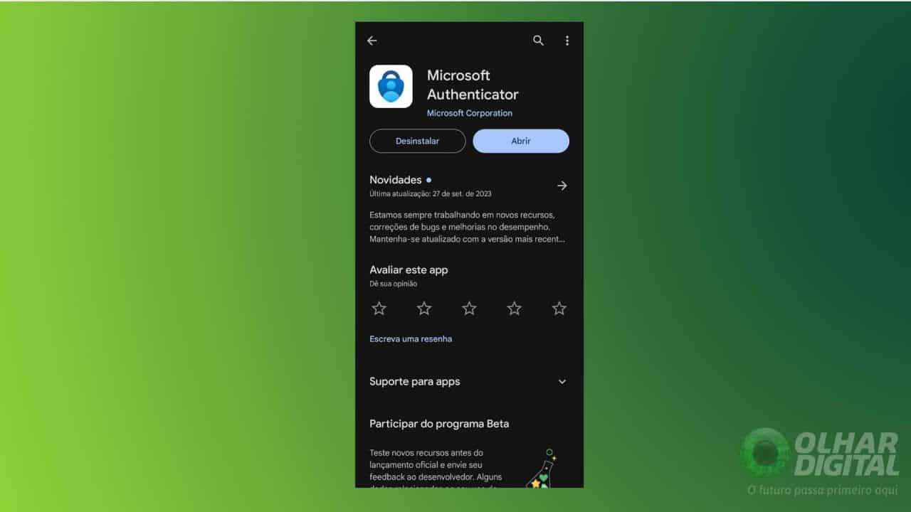 Como usar o Microsoft Authenticator para verificação em duas etapas