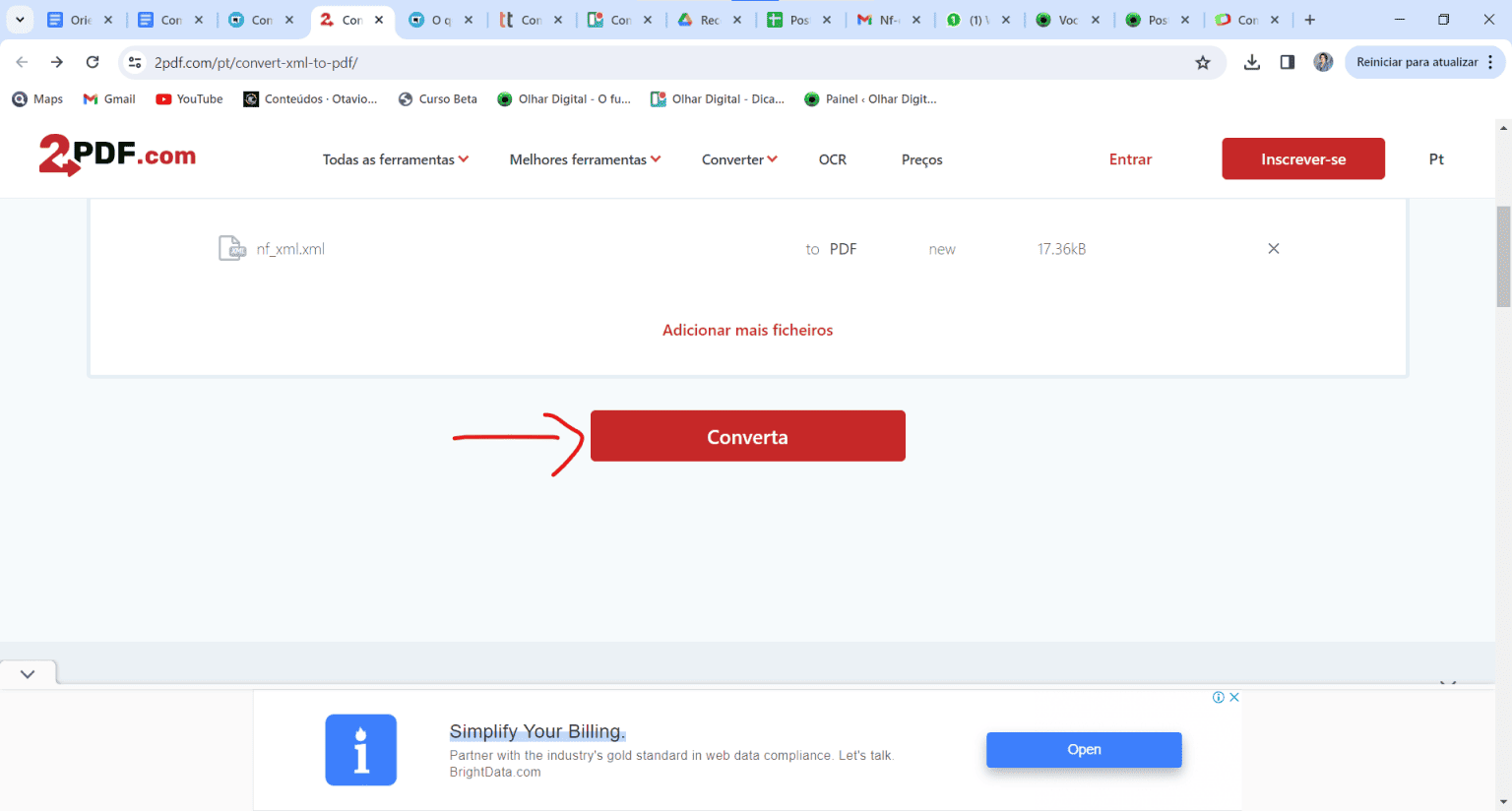 Como converter XML em PDF no PC ou celular