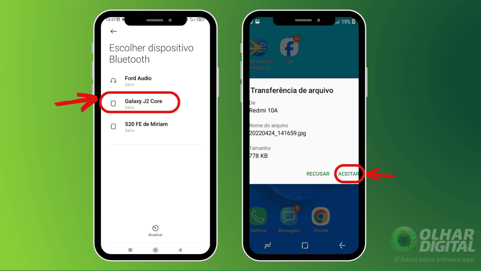 Veja como compartilhar fotos via Bluetooth em celular Android