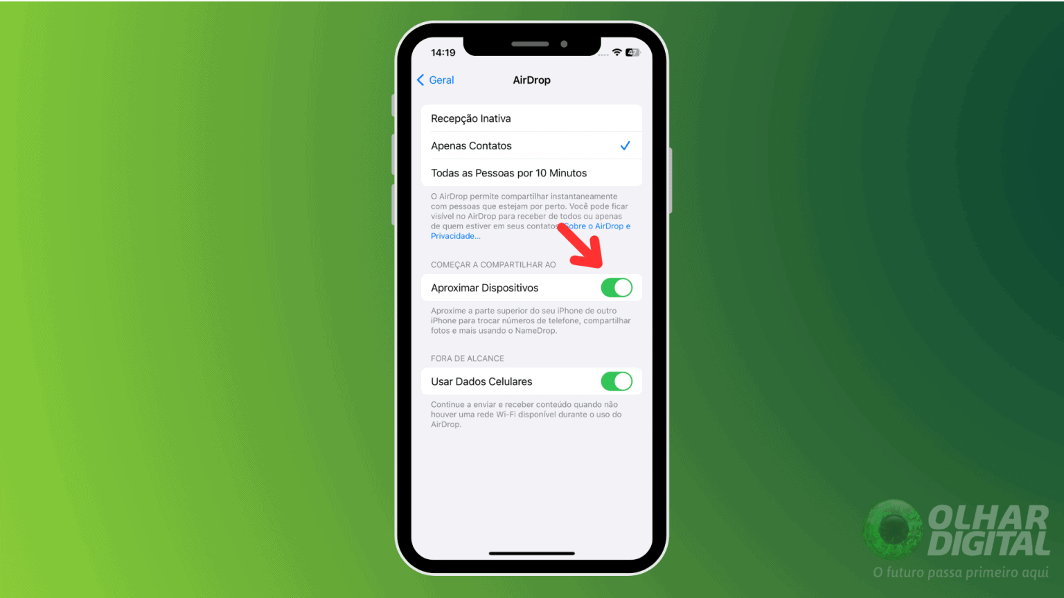 Como desativar o NameDrop no iPhone
