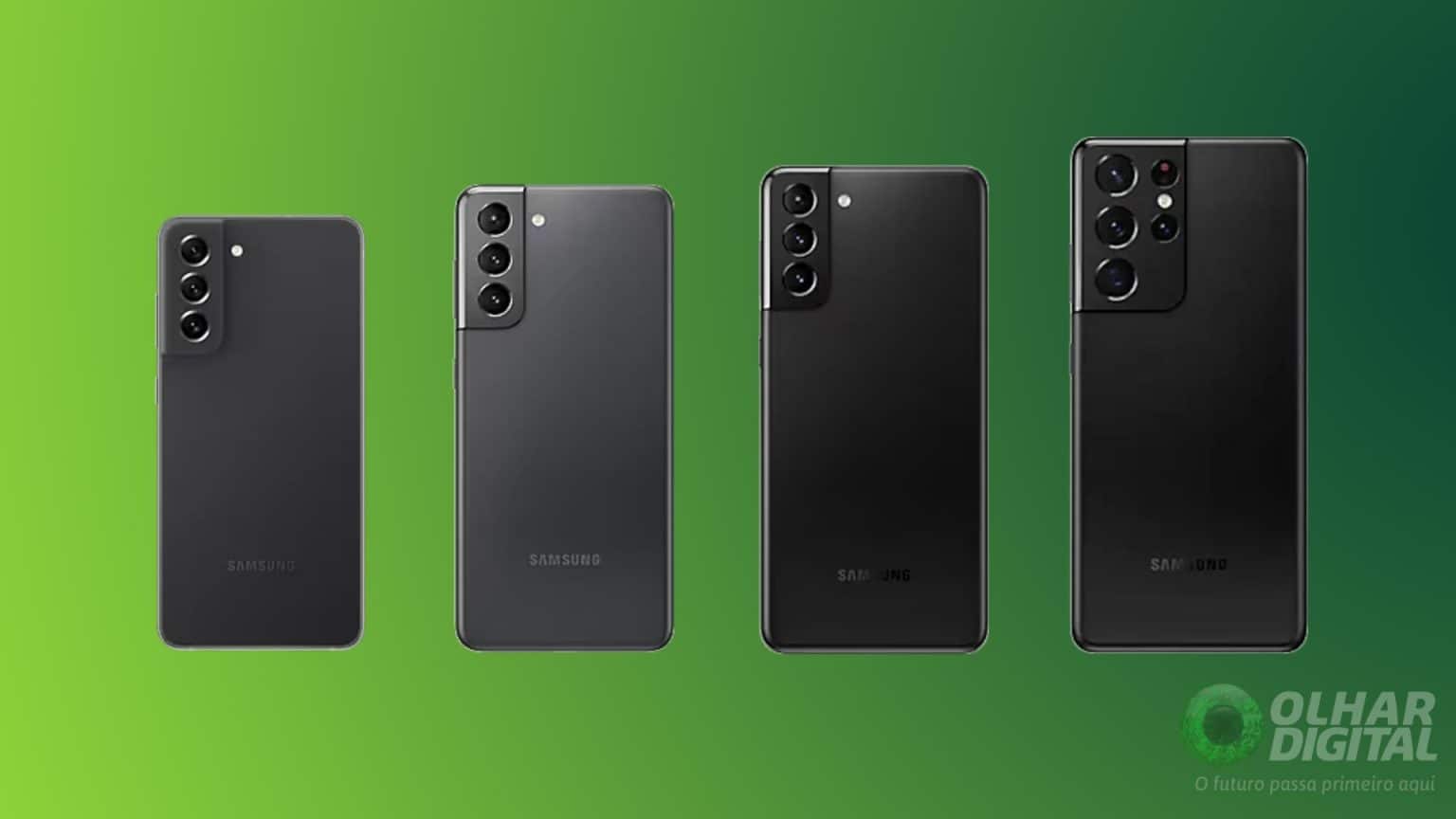 Quais as principais diferenças nos celulares Samsung Galaxy S21?