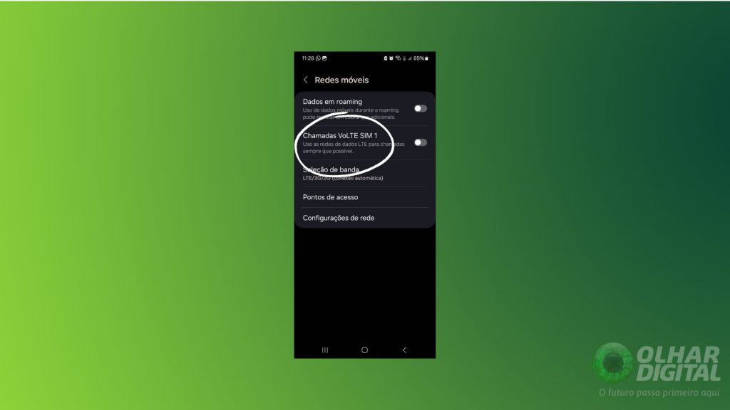 Como ativar ou desativar o VoLTE no celular [iOS ou Android] - Olhar Digital