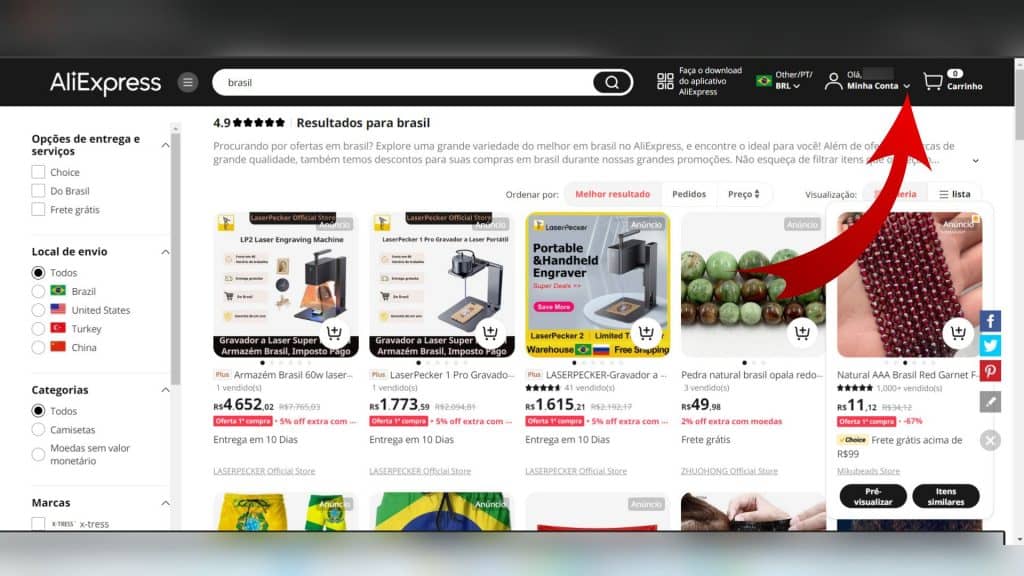 AliExpress: como entrar em contato com a central de ajuda