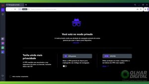 Como abrir aba anônima no Opera? - Olhar Digital